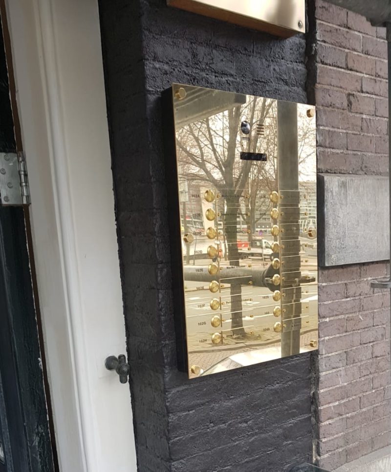 Messing deurbelpanelen | Evercom | Intercomsystemen met camera
